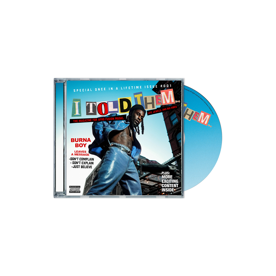 I Told Them… CD | Burna Boy Official Store